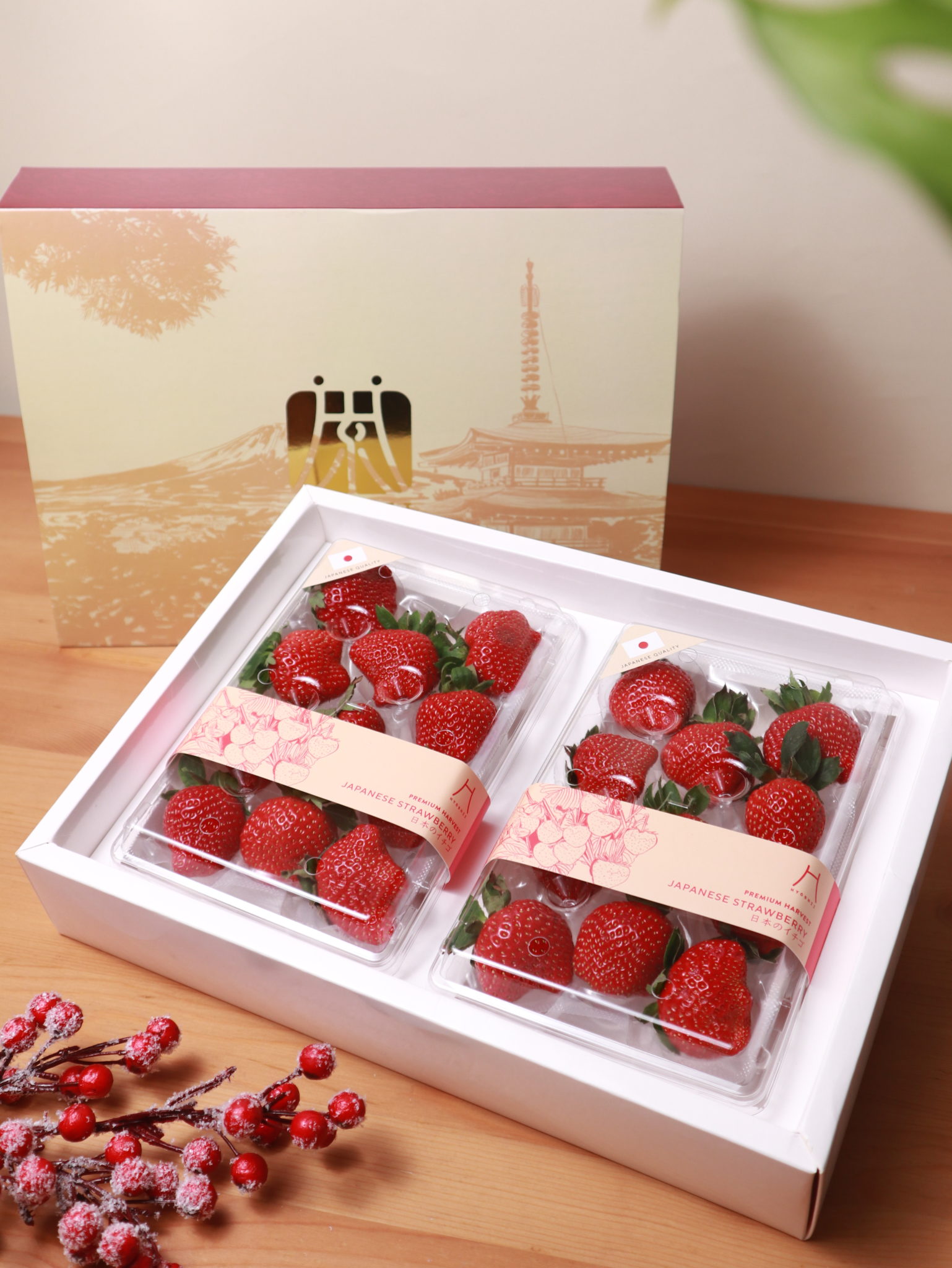 Premium Strawberry Giftbox - Hyoshii